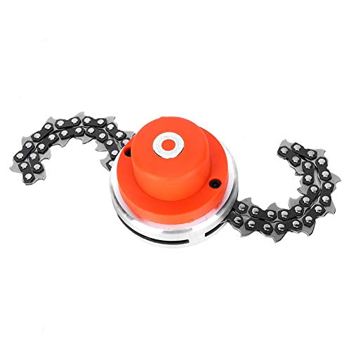 Walfront Multifunctional Spiral Chain Trimmer Head Replacement Head Garden Lawn Mower Accessories Outdoor Grass Trimmer 148*115*70mm