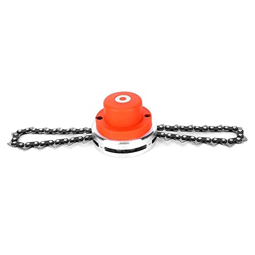 Walfront Multifunctional Spiral Chain Trimmer Head Replacement Head Garden Lawn Mower Accessories Outdoor Grass Trimmer 148*115*70mm