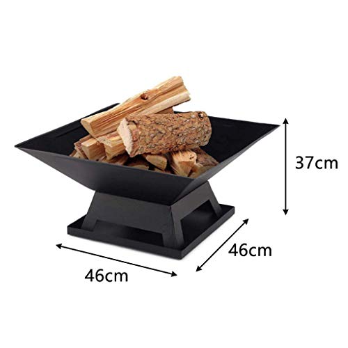 LEAYAN Garden Fire Pit Grill Bowl Grill Barbecue Rack Outdoor Fire Pit Stainless Steel BBQ Grill Small Fire Stove Heater Ideal for Warmth, BBQ in Patio/Garden/Yard