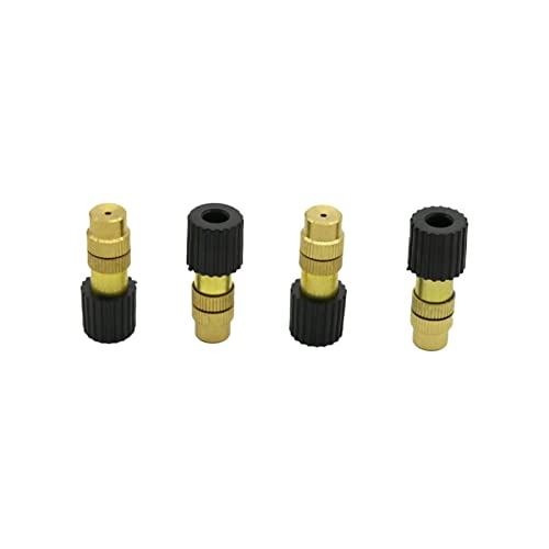 Greenhouse Micro Drip Irrigation Atomized Brass Nozzle Sprayer Drip Irrigation Plant Watering Sprinkler Garden Sprayer Greenhouse Cooling System 15 Pieces