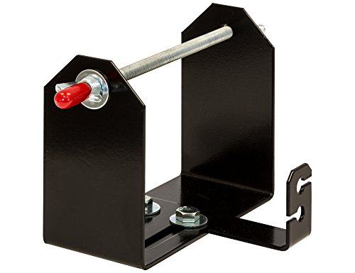 Buyers Products LT40 Weed Wacker Commercial Trimmer Line Holder, with Mounting Hardware & Low Profile Steel Bracket Supports 3 Pound Spools for Landscape Trailer Organization Accessories, Black