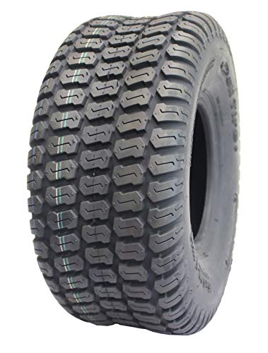 Deli Tire S-374, Turf Tread, 4 Ply, NHS, Tubeless, Lawn and Garden Tractor Tire (15x6.00-6)