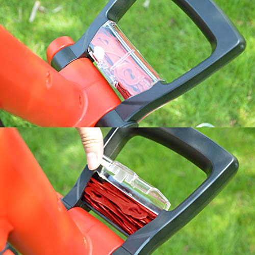 GWHOLE 100 Pcs Plastic Mower Blades Cutters Replacement Garden Lawn Trimmer Accessories
