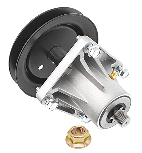 G.Times Outdoor Power Spindle Assembly Replace 918-0660B 618-04137 618-0625B 618-0990B 918-04137 918-0625B with Mounting Screws and Blade Mounting nut, Mounting Holes are Threaded