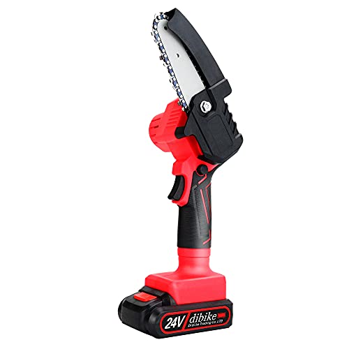 Mini Cordless Chainsaw,Electric Protable Chainsaw with One-Hand Lightweight Pruning Shears Chainsaw for Garden Tree Branch Wood Cutting