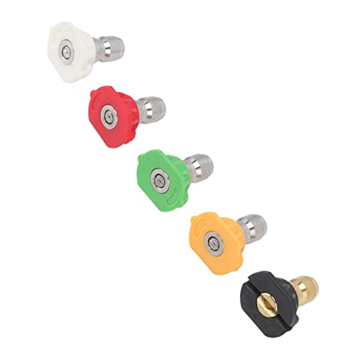 Pressure Washer Nozzle Tips, Quick Connecting Wide Area Widely Used Rinse Nozzle Kit for Garden(045)