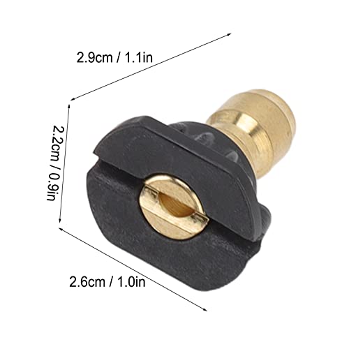 Pressure Washer Nozzle Tips, Quick Connecting Wide Area Widely Used Rinse Nozzle Kit for Garden(045)