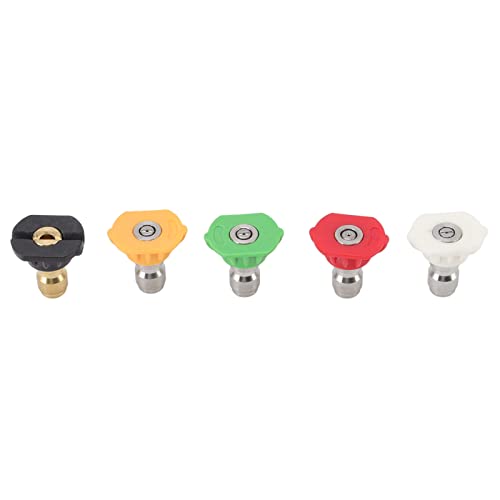 Pressure Washer Nozzle Tips, Quick Connecting Wide Area Widely Used Rinse Nozzle Kit for Garden(045)