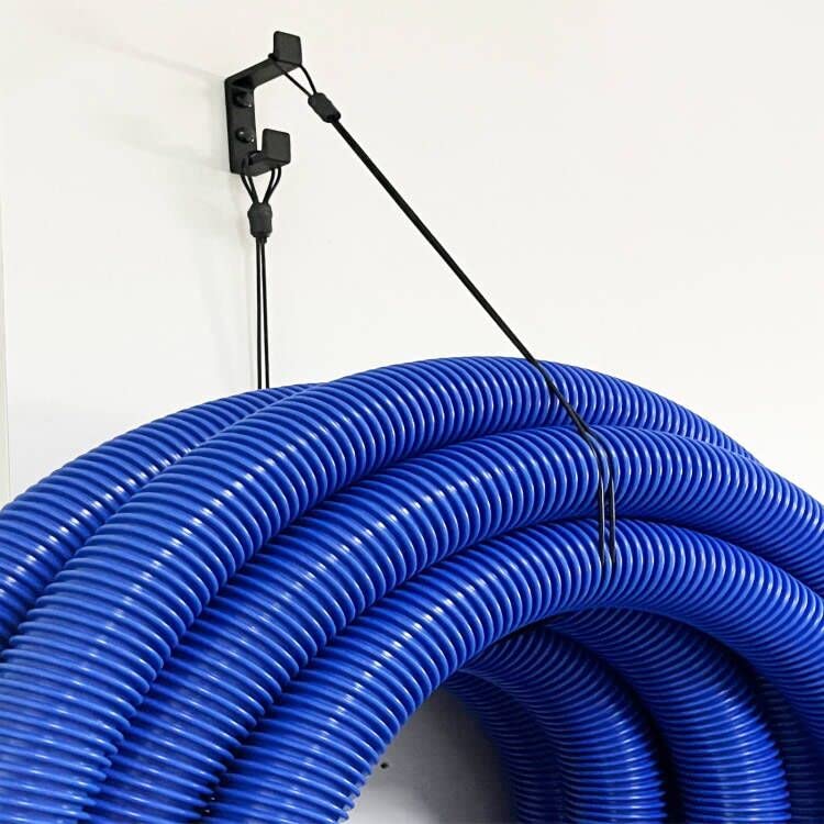 Swimming Pool Vacuum Hose Hanger, Wall Mount Heavy Duty Pool Hose Hanger Hook for Pool Hose, Garden Tools, Swimming Pool Accessories - Hold Up to 60 Feet 2ββ Hose (Hold 50 LBS), No Hose