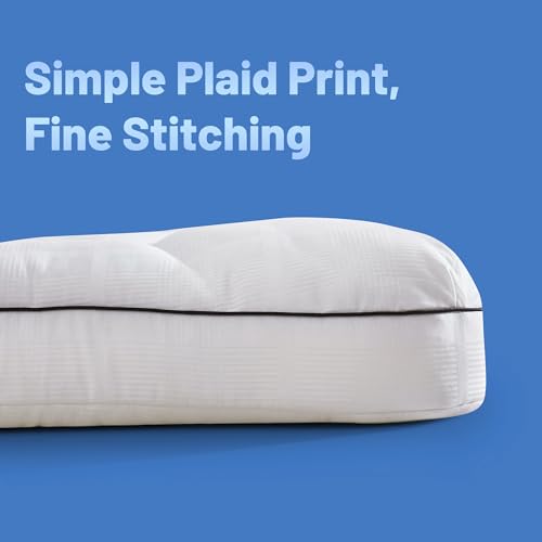 ROSUBA Cervical Pillow for Neck Pain Relief, Ergonomic Contour Orthopedic Support Pillow for Sleeping, Neck Shoulder Pain, Back Side Sleepers, Memory Foam Pillow with Breathable Pillowcase