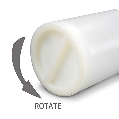 Outdoor Waterproof Large Led Flameless Candle with Remote Timer Long Lasting Battery Operated Plastic Electric Resin Pillar Candle Light for Home Garden Patio Xmas Wedding Party Decorations 4”X8”