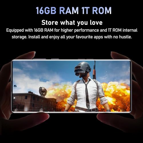 Cheap S22 Ultra Smartphone 7.3INCH Full Screen 5G Telephone 16GB RAM 1TB ROM Mobile Phones Global Version Android 12.0 Cell Phone,Green-1TB