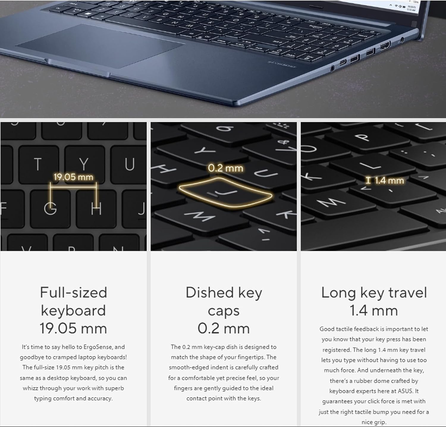 ASUS 2023 Newest Vivobook Laptop, 16" HD Display, AMD Ryzen 7 5800HS Processor(Beat i7-1195G7), 12GB RAM, 1TB SSD, AMD Radeon Graphics, WiFi 6, Chiclet Keyboard, Thin and Light, Windows 11 Home