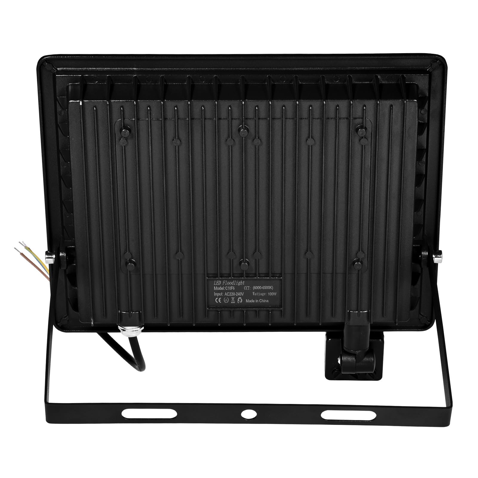 FEETOX Flood Lights Outdoor, Energy Saving Heads Motion Sensor Lights, Waterproof Shell Wall Mount Exterior LED Flood Light, Die-Cast Aluminum Alloy Security Light for Garden, Factories, Stadium