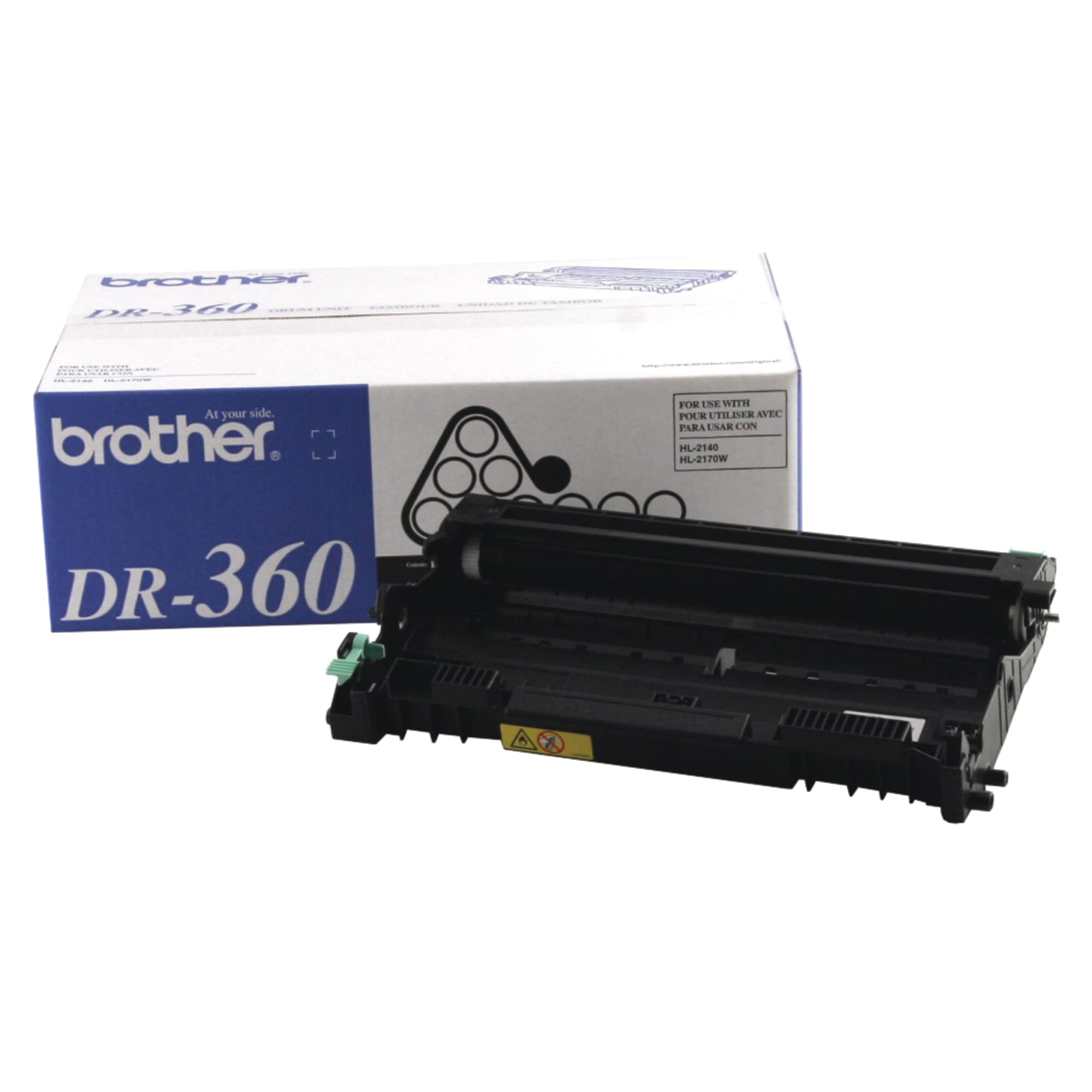 Brother Genuine-Drum Unit, DR360, Seamless Integration, Yields Up to 12,000 Pages, Black