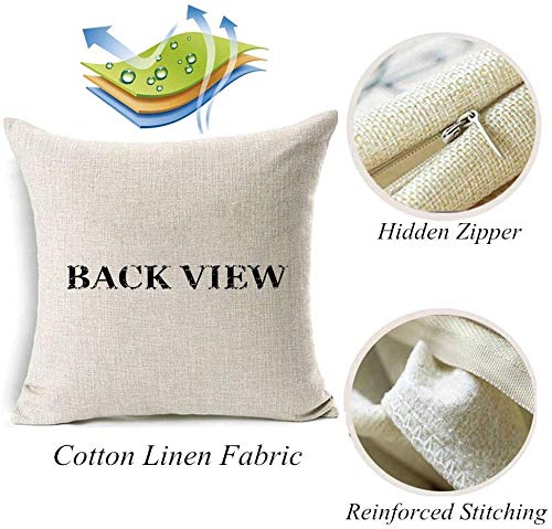 Fukeen Pumpkin Fall Decorative Pillow Covers 22x22 Inch Orange Pumpkin and Maple Leaves Autumn Harvest Throw Pillow Covers Farmhouse Thanksgiving Outdoor Pillows Case for Home Couch