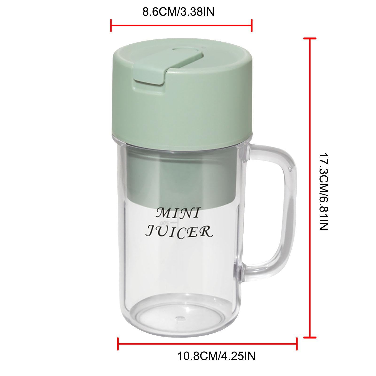 Juice Mini Cup Blender, Mini Juice Blender,3 in 1 Colors Mini Travel Juicer Blender, Electric Travel Blender with Straw,3000mah Rechargeable Mini Juice Blender, Blender Juicer Cup for Gym & Outdoor