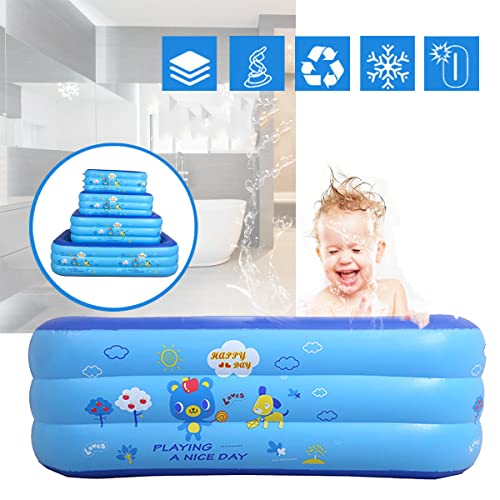 Generic 1.2/1.3/1.5/1.8M Kids Inflatable Swimming Pool Childs Toddlers Family Backyard Garden Pool 1.5M/2
