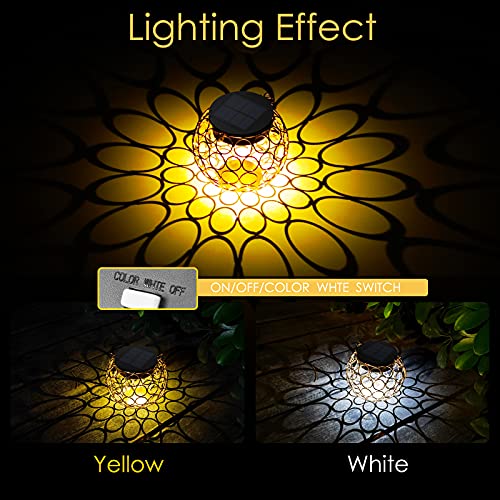 (2 Pack)Solar Light Replacement Top Parts for Outdoor Hanging Lantern LED Solar Panel Lantern Lid Lights , Lantern Light Replacement , Outdoor Solar Replacement Parts , Garden Patio Decor