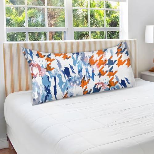 Camouflage Pillowcase for Hair and Skin Body Pillow Cover Long Pillow Case 20"X 54" Body Pillow Pillowcase with Zipper for Sleeping