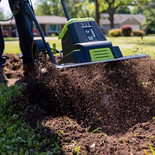 Earthwise Power Tools by ALM TC70125EW Tiller, 16-Inch, 12.5-Amp, Black