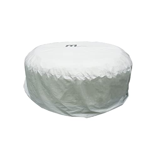 Shatchi B0302925 Mspa 6 Person Hot Tub Cover Cap Outdoor Garden Patio Furniture Swimming Pool Dustproof Waterproof Heat-Resistant UV Protection Overall Spa Safety Protector, 6Person-215 x 70Cm, Grey