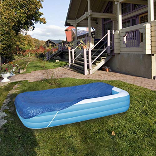 No-Branded GUANGLU Swimming Pool Cover Rectangular 120x72x22 in Inflatable Pool Cover Cloth UV-Resistant for Garden Outdoor Paddling Family Pools Protector
