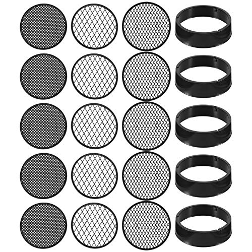 DOITOOL 20pcs Classifier Sifting Pan Outdoor Gold Panning Soil Sifter Sieve Mesh Screen Classifier for Garden Outdoor