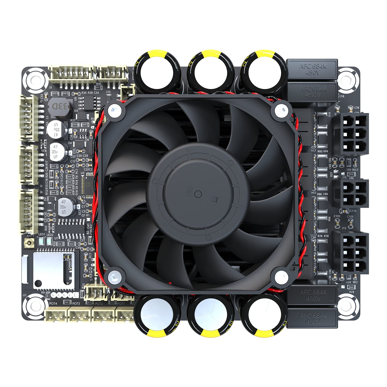 JAB5 amp Board 4 Channel 2 Channel Dual Channel 4 X 100W Class D Audio Amplifier Board W ADAU1701 DSP & Blue~Tooth Ver5.0 for Audio 4.0/2.1/2.0 System