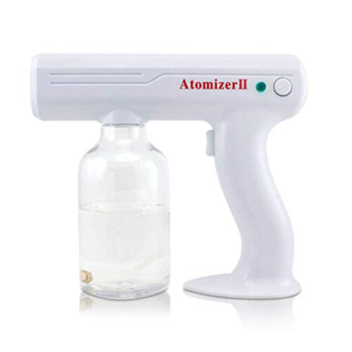 Handheld Cordless ULV Fogger Blue Light Steam Spray Sprayer Gun 800ML Charging Fogger Steam Gun Face Mist Sprayer Gun