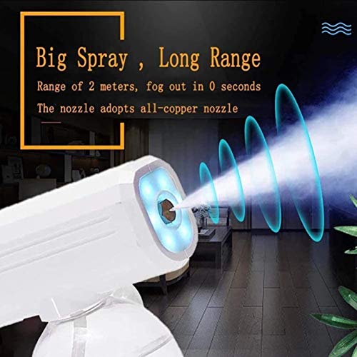 Handheld Cordless ULV Fogger Blue Light Steam Spray Sprayer Gun 800ML Charging Fogger Steam Gun Face Mist Sprayer Gun