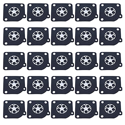 Adefol A015006 Carburetor Metering Diaphragm 25 pcs Replacment parts for ZAMA C1-M2B C1S-E1 C1S-E2 C1S-H4A C1S-H4B C1S-H4C C1S-H8 C1S-H8A C1S-K1D C1S-S3 Garden Power Tools