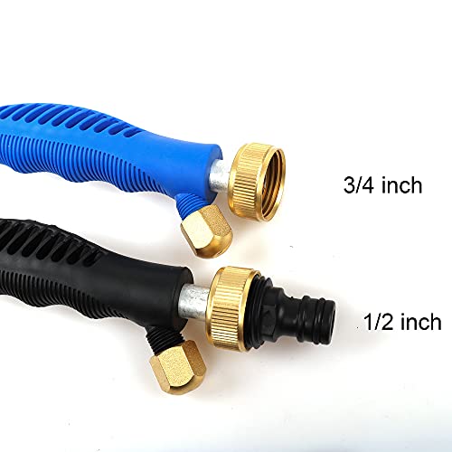 YunGuoGuo High Pressure Power Wash Hose Nozzle Attachment 30 Inches Extension Rod Blue,Hydro Jet Garden Watering Wand for Gutter Cleaning