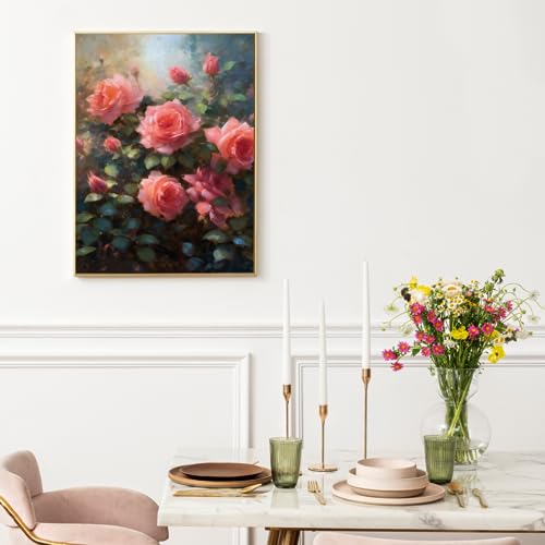 Eleploi DIY Diamond Painting Beautiful Female Angel Diamond Painting Kits for Adults, Fall Decorations for Home& Room Decor, Office Decor, 5D Full Round Diamond Arts Kits 24 X 31 Inches.