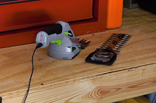 Earthwise Cordless Rechargeable 2-in-1 Shrub Shear and Hedge Trimmer Combo