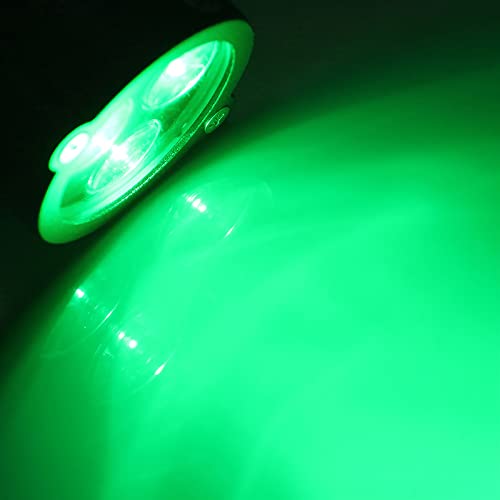 OurLeeme Spot Lights Outdoor - 3W LED Lawn Garden Flood Light Waterproof Landscape Lighting Low Voltage Landscape Lights Spotlights for Yard Green Light AC 85-265V