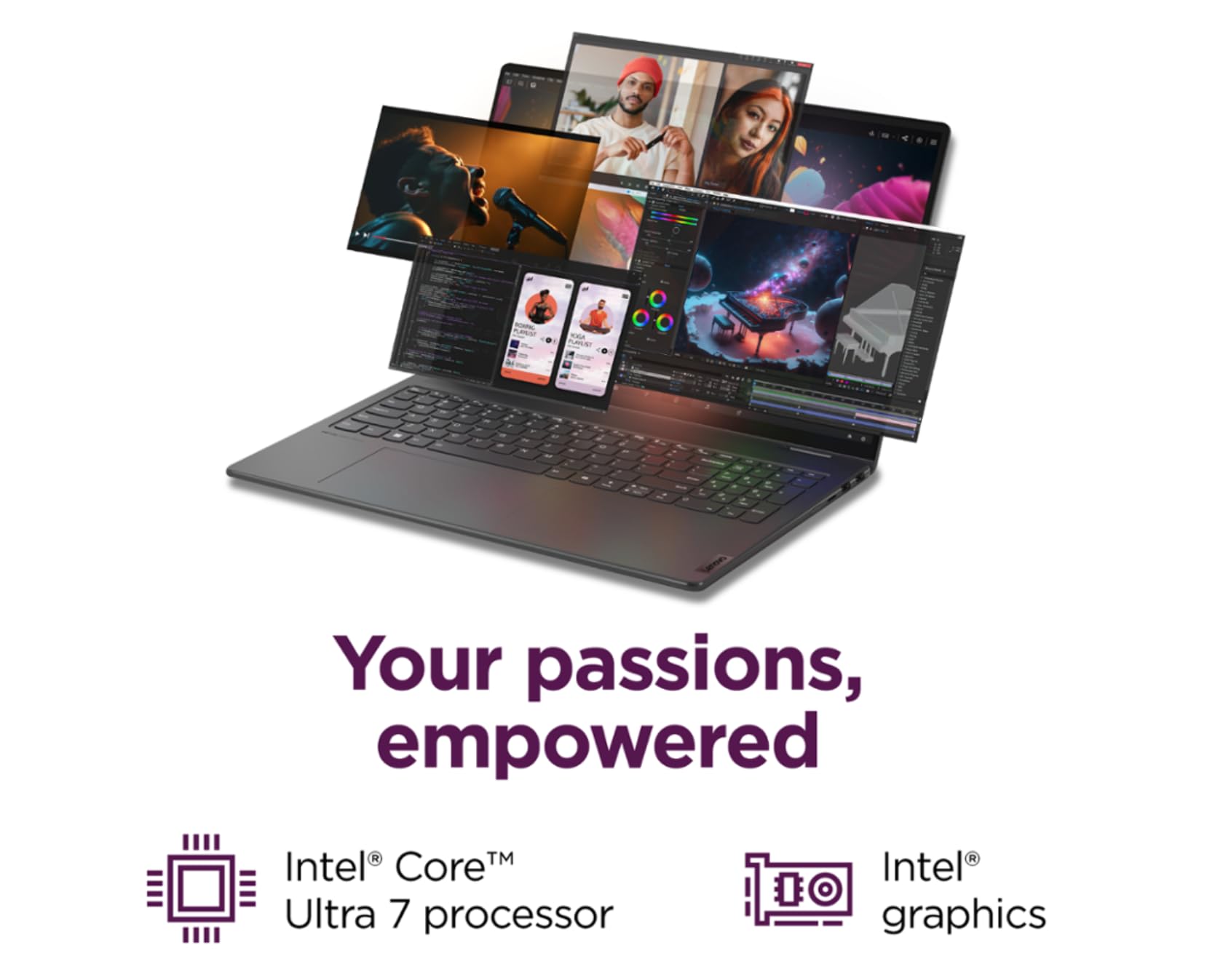 Lenovo 2024 Yoga 7i 2-in-1 Slim Laptop, 16" WUXGA Touchscreen, Ultra 7 155U (Beats i7-1335U), Backlit KB, FP Reader, Thunderbolt 4, TÜV, Win11Pro, w/AI Copilot & Stylus Pen(16GB RAM|1TB SSD)