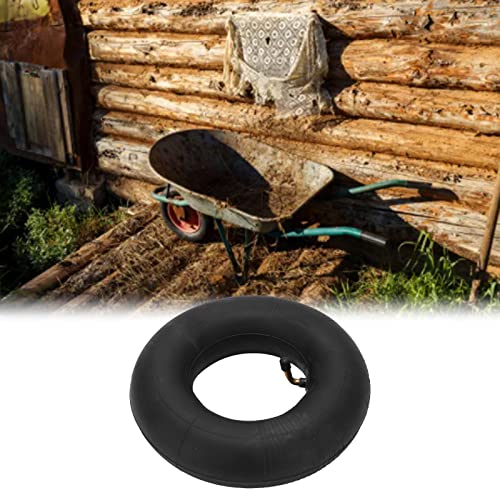 Dilwe Inner Tube, 4.10/3.50β4 Rubber Bent Valve Inner Tube for Trolleys, Lawn Mowers, Garden Trailers, Garden Tractors