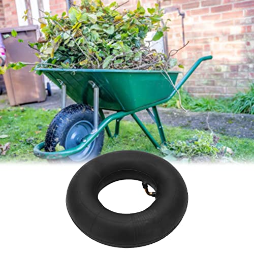 Dilwe Inner Tube, 4.10/3.50β4 Rubber Bent Valve Inner Tube for Trolleys, Lawn Mowers, Garden Trailers, Garden Tractors