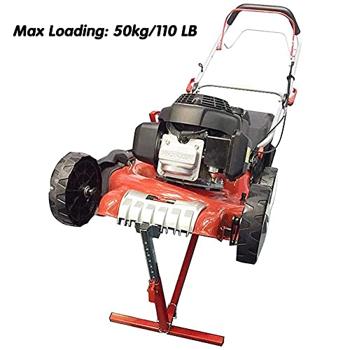 Push Lawn Mower Lift Tools, COPACHI Garden High Duty Holder for Push Mower Lawn With Hight Control Key and Lawn Mower Clearance--22''Hight/110lb Weight Capacity and Keep With 3 Year Warranty