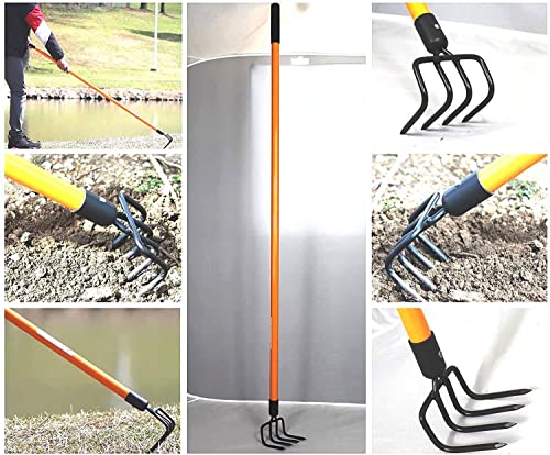 Garden Cultivator (2 Pack)β Sturdy Hand Tiller/Cultivator β Heavy Duty Blade for Digging, Loosening Soil and Weeding β Equipped with Rubber Grip Handle for a Strong Hold β Rust Resistant