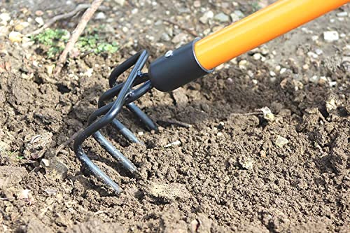 Garden Cultivator (2 Pack)β Sturdy Hand Tiller/Cultivator β Heavy Duty Blade for Digging, Loosening Soil and Weeding β Equipped with Rubber Grip Handle for a Strong Hold β Rust Resistant