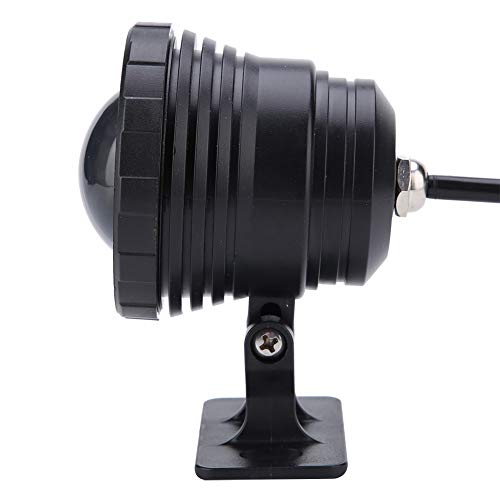 LIYJTK Underwater lamp,RGB LED Underwater Light Waterproof Multi-Color for Outdoor Garden Spotlight Landscape Fountain(10W Black)