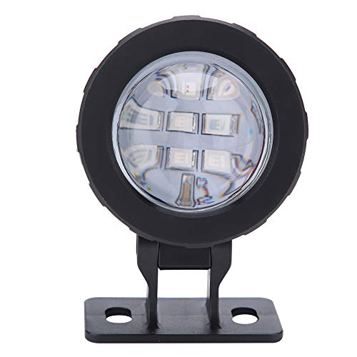 LIYJTK Underwater lamp,RGB LED Underwater Light Waterproof Multi-Color for Outdoor Garden Spotlight Landscape Fountain(10W Black)