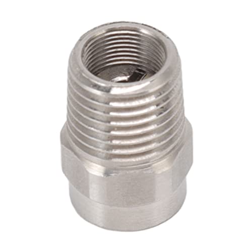 Jeanoko Misting Nozzle, Garden Atomization System External Thread Stainless Steel 2PCS Multi Purpose for Watering