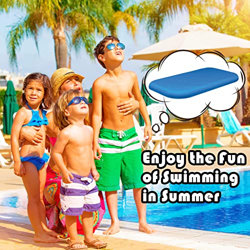 SGQCAR Rectangular Pool Cover, Fits 103in x 68.8in Rectangle Inflatable Swimming Pool Cover, Frame Pool Cover with Ropes, Dustproof Garden Outdoor Paddling Family Pools Protector 103 x 68.8inch