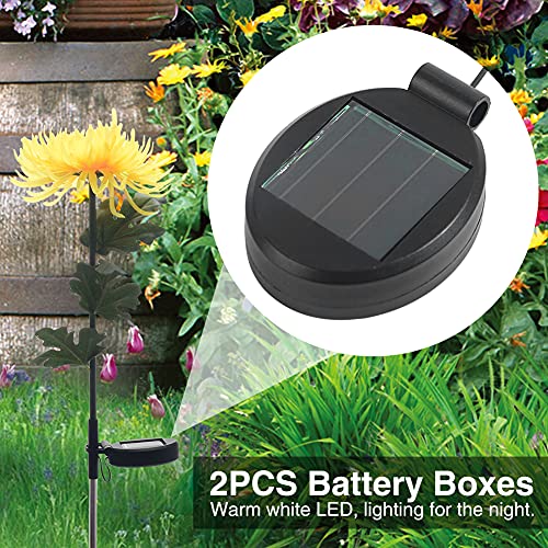 SYCOOVEN 2 Pack Solar Replacement Top Solar Lantern, Replacement Solar Light Parts for Outdoor Hanging Lanterns Garden Patio Walkway Yard