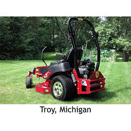 Good Vibrations Wheelies Nitro Series - Riding Lawn Mower Tractor & Golf Cart Wheel Covers - Snap Fit to The Rim - 8 inch Diameter (Black) / 2pk