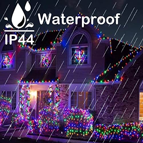Christmas Lights Outdoor 405FT 1000 LED Long String Lights, Waterproof Plug in Twinkle Fairy Lights with Remote, 8 Modes Timer Dimmable for Xmas Tree Christmas Decorations Garden Party Warm White
