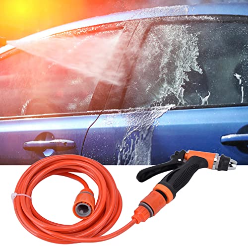 Car Washing Machine, Electric Pressure Washer Pump Plastic Male Thread G1 1/2 12V 72W for Garden